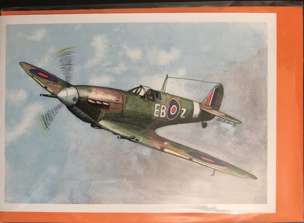 Supermarine Spitfire greetings card – Spitfire Society Shop